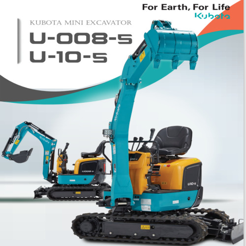 U-008-5 / U-10-5 사용설명서 및 카달로그 – 구보다공식대리점 미니굴삭기신차판매, 장비렌탈
